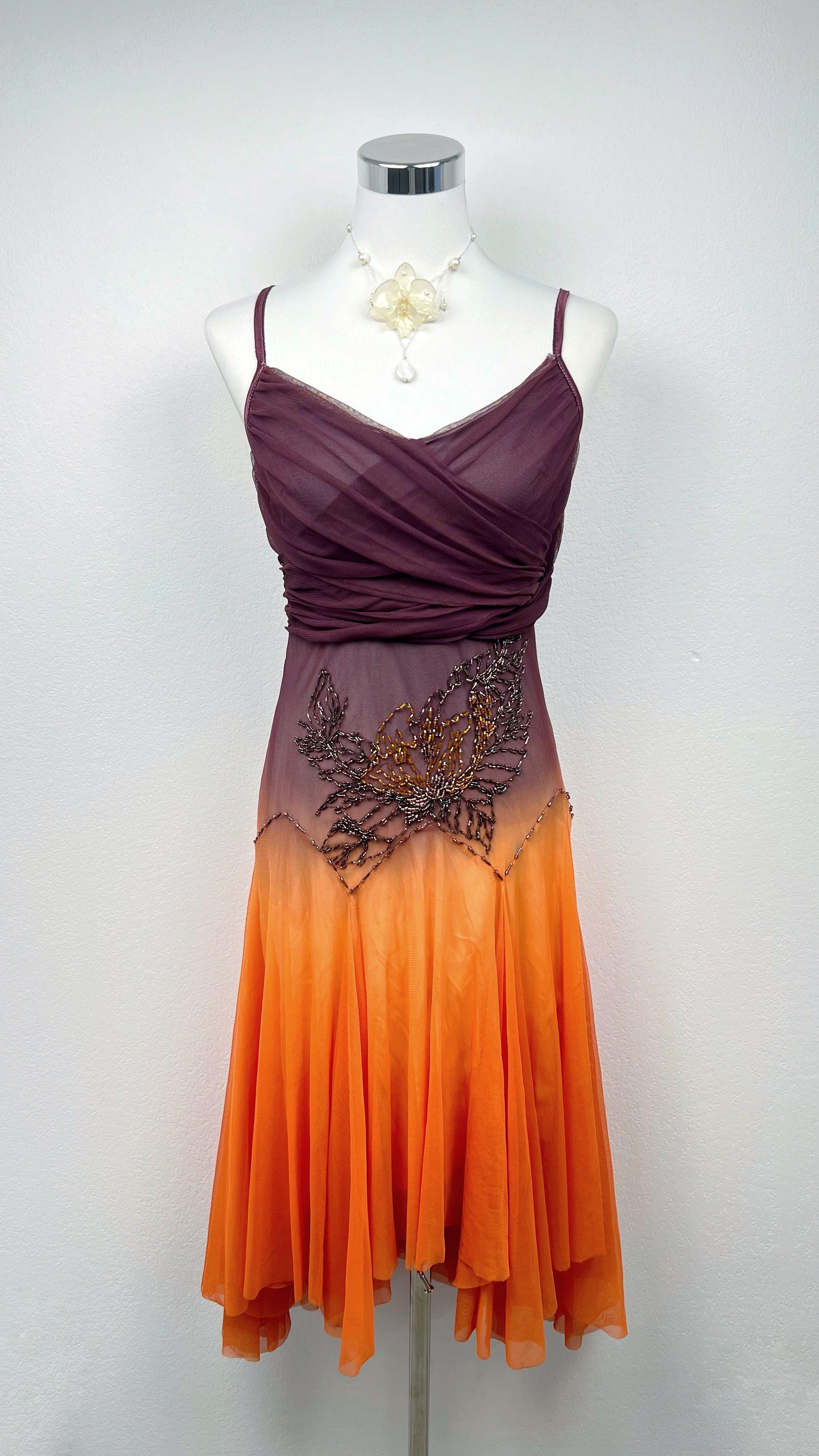 Amber Flame Dress – Rêverie Vintage